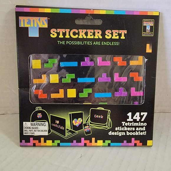Paladone | Office | New Tetris 47 Sticker Set Paladone Product Geek ...